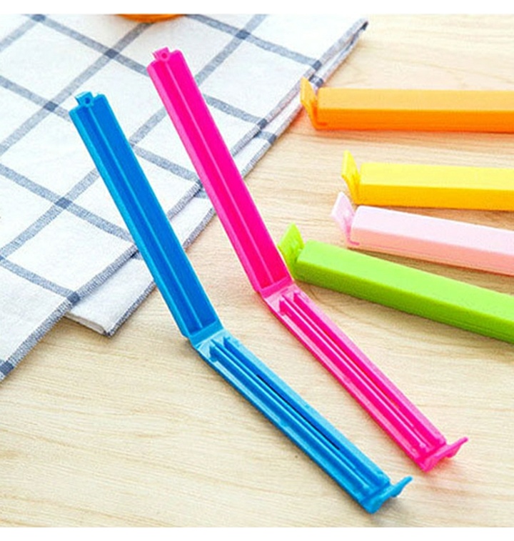 봉투보관클립5p 원터치 비닐봉지 클립 비닐봉지클립 밀봉집게 밀봉클립 밀봉기 봉지클립 원터치봉지클립 티몬