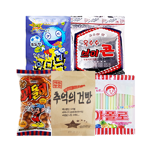 추억의과자 불량식품 옛날과자 쫀드기 문방구과자 수입과자 간식 골라담기 티몬