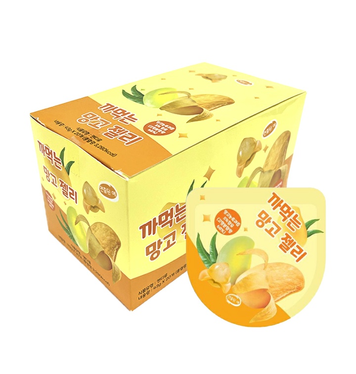 까먹는 망고 젤리 43g X 20개 한 박스 쫄깃 새콤달콤 과일 틱톡 먹방 아이 어린이 간식 군것질 주전부리 티몬