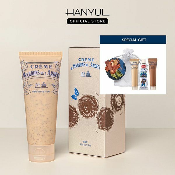 한율 공식스토어 한율 부들밤 X 크렘드마롱 깔끔각질 모공팩 100ml 253192 티몬