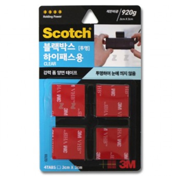양면 강력 폼 스카치 3M 테이프 추천 블랙박스 하이패스 기획상품 티몬