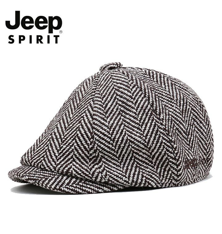 겨울 Jeep 빵모자 베레모 가을 헤링본 체크 헌팅캡 1d 3 남자 티몬