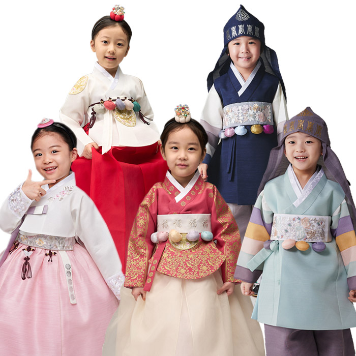 [무료배송] 2024 설날 고급 아동한복 여아한복 남아한복 아기 유아 어린이 돌복 설빔 한복소품 티몬