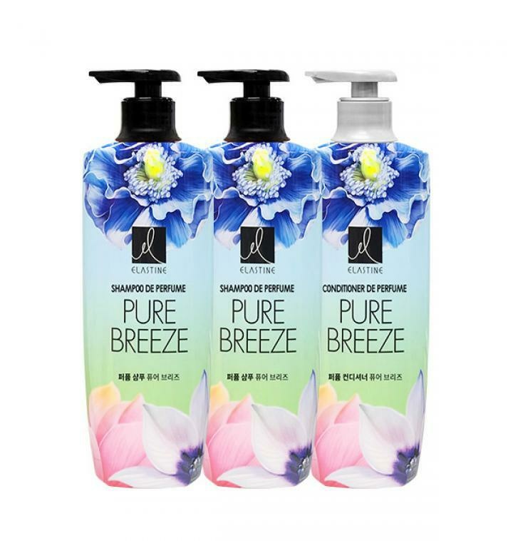 엘라스틴 퍼퓸 퓨어브리즈 세트 600ml 샴푸2 컨디셔너1 티몬