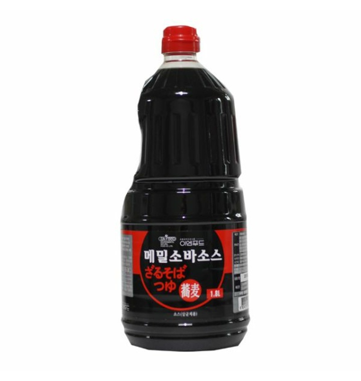 이엔푸드 이엔 메밀소바 소스 1 8l 모밀국수 쯔유 원액 티몬