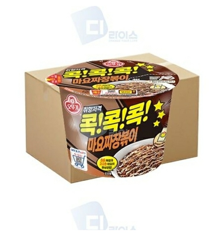 Sm 짜장볶이 오뚜기 콕콕콕 마요짜장볶이 큰컵 12개 티몬