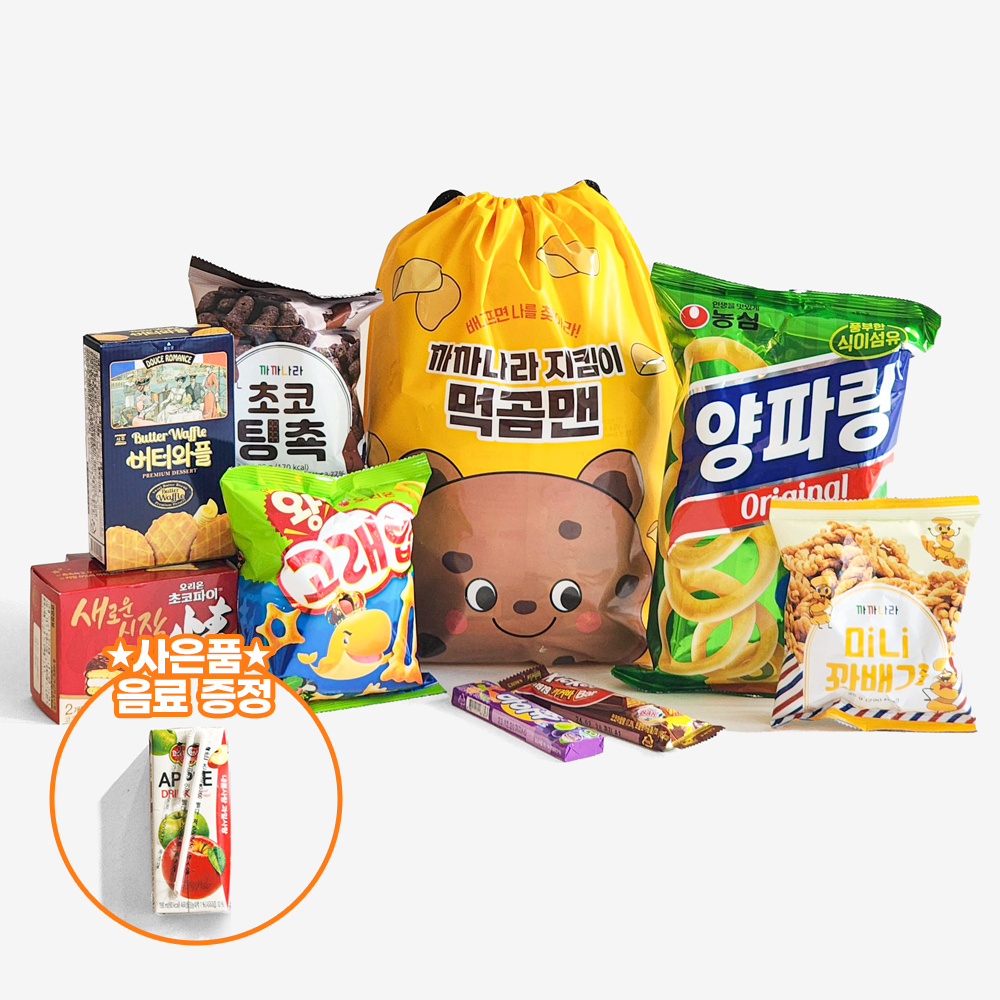 까까나라 럭키박스 33p 외 랜덤 과자 선물세트오리온해태크라운청우 외카드사 추가 할인 티몬