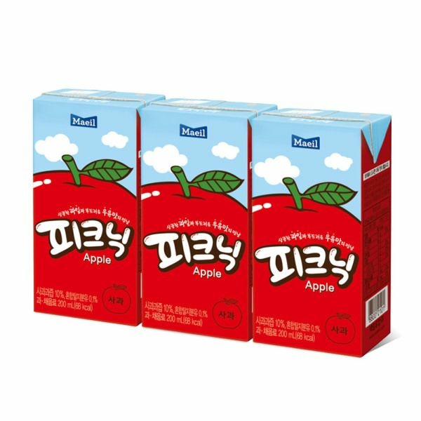 매일유업 매일 피크닉 사과 200ml 72팩 음료수 쥬스 주스 티몬