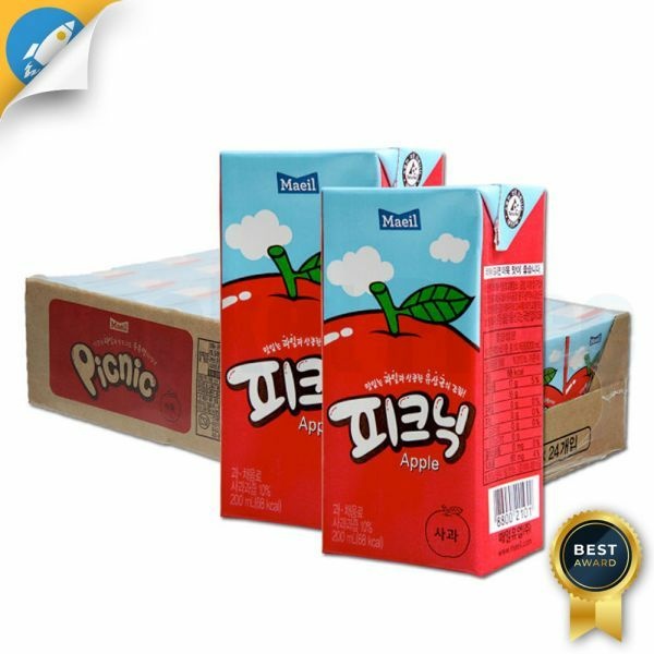 매일유업 매일 피크닉 사과200ml X 24팩 리뷰 초특가 기간 한 정 티몬