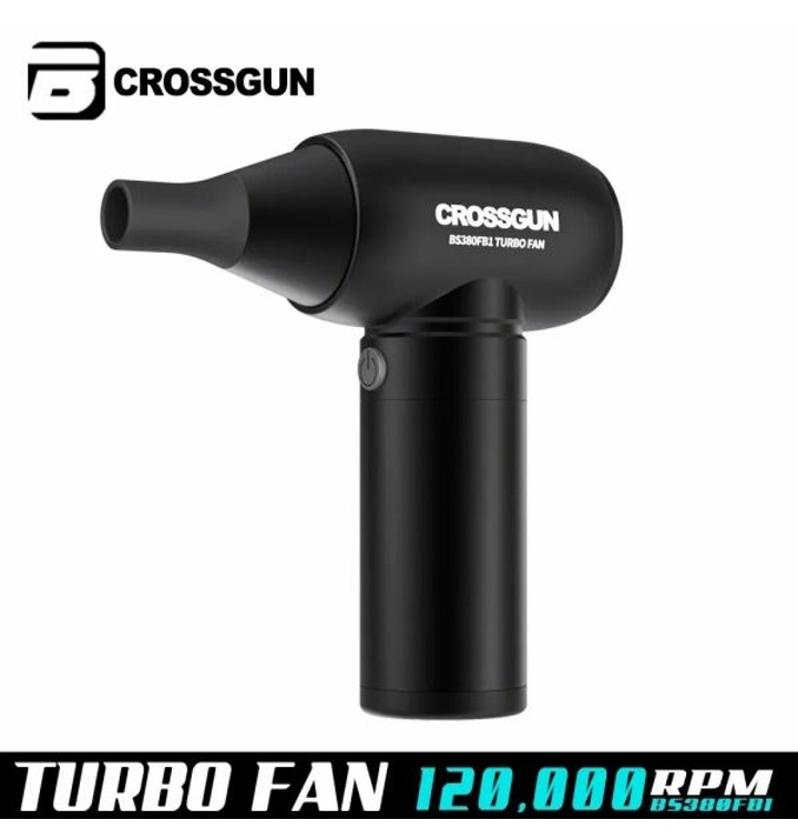 휴대용에어건 미니에어건 차량용 캠핑 송풍기 Crossgun 미니 강력 제트 터보 선풍기 다기능 블로우 흡입 티몬
