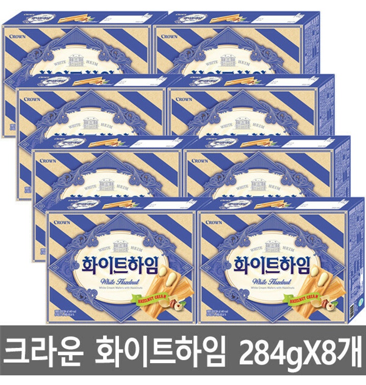 크라운 화이트하임 284gx8개 과자 스낵 티몬