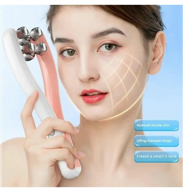 고주파리프팅 가정용 얼굴 리프팅밴드 마사지기구 전기 롤러 마사지기 슬리밍 더블 케어 리프트 V 피부 턱 도구 티몬
