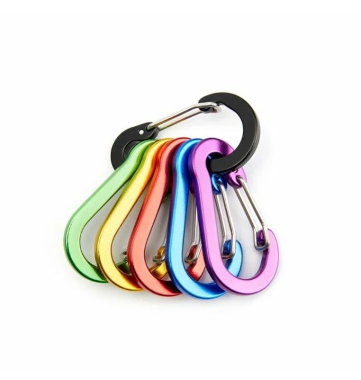 등산고리 카리비너 카라비나 소형 대형 고리 야외 캠핑 멀티 도구 등산 버클 스틸 작은 Carabiner 클립 티몬