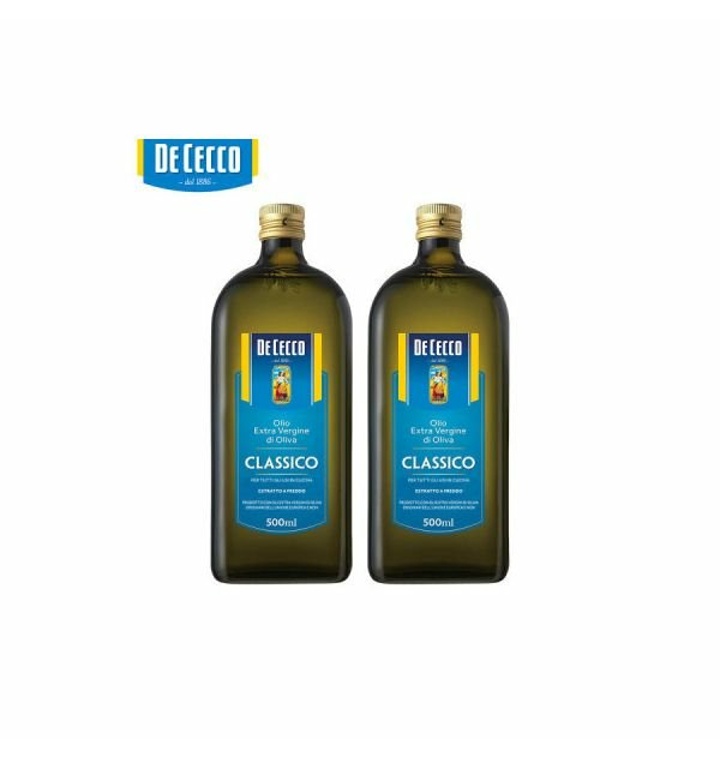 데체코 엑스트라버진 올리브오일 클라시코 500ml X 2병 올리브유 티몬