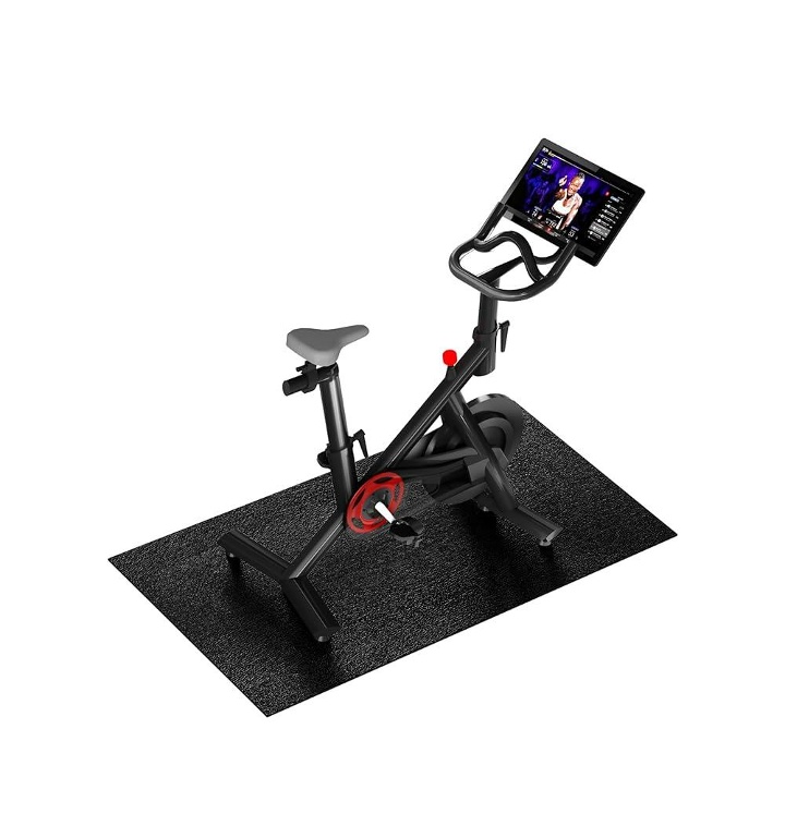 Abber 76 2 X 152 4cm 30 X 60인치 자전거 트레이너 매트 Peloton 자전거 매트 소 티몬